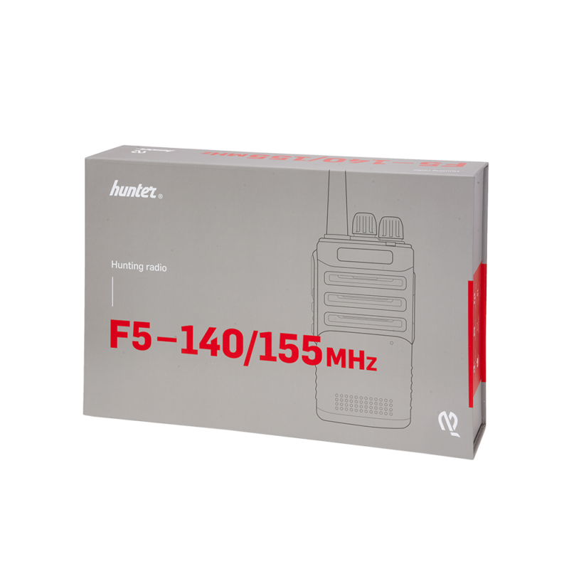 Hunter F5 140/155 MHz – Enkel jaktradio med lång batteritid